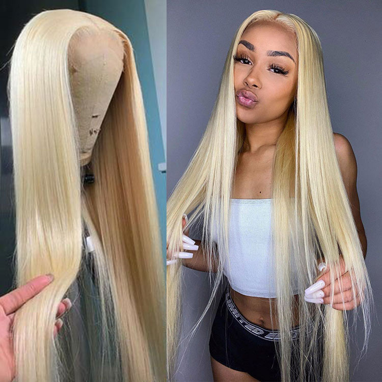32-36in Long Blonde Wig For Women 13x4 Lace Front Wig -Asteriahair