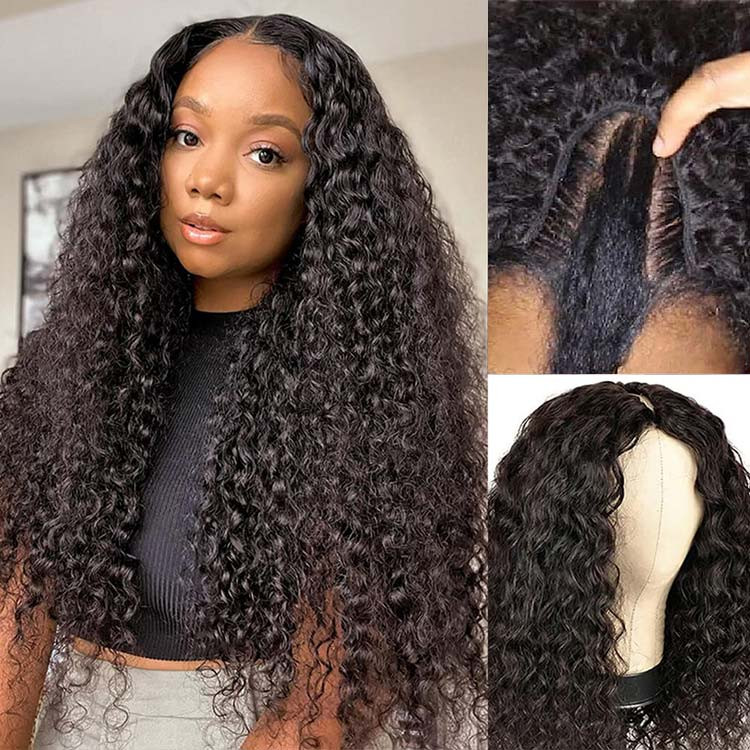 U Part Wigs Water Wave Hair U Part Wigs For Women -Asteriahair