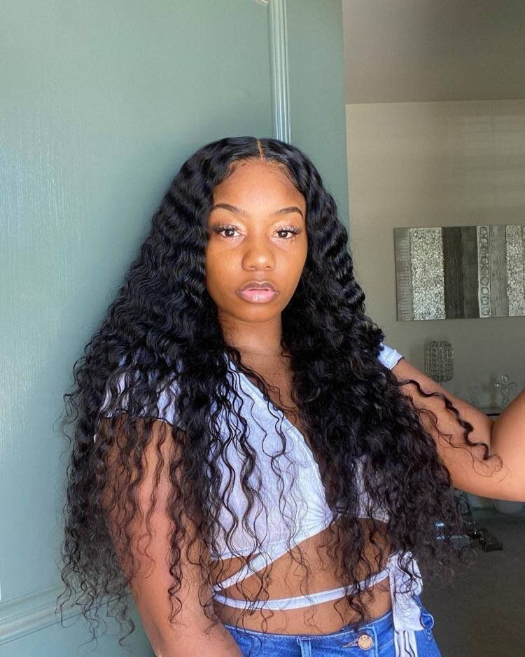 Deep Wave Long Hair Wigs For Women Human Hair Long Wigs -Asteriahair