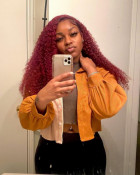 99j Hair Color Curly Hair Lace Front Wig -Asteriahair