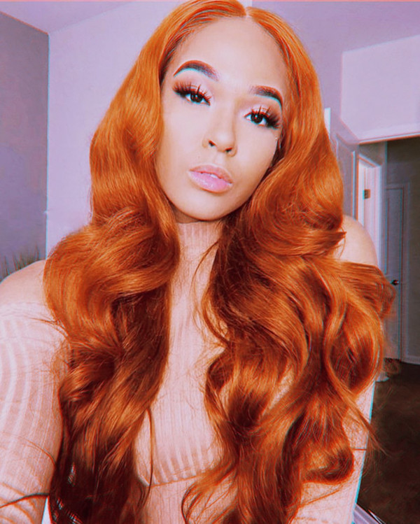 Ginger Lace Front Wig Human Hair Glueless Wigs -Asteriahair