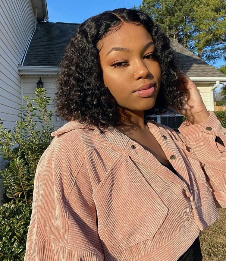 Bob Lace Front Wigs Deep wave Hair Short Bob Wigs -Asteriahair
