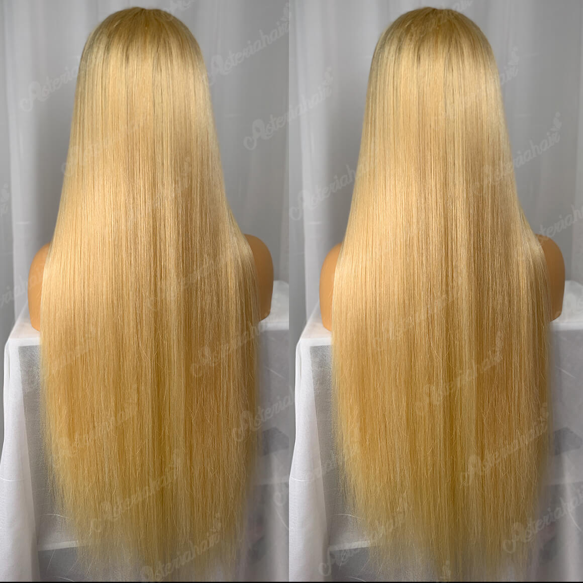 #613 Blonde Wig Full Lace Wig Straight Hair Wigs -Asteriahair
